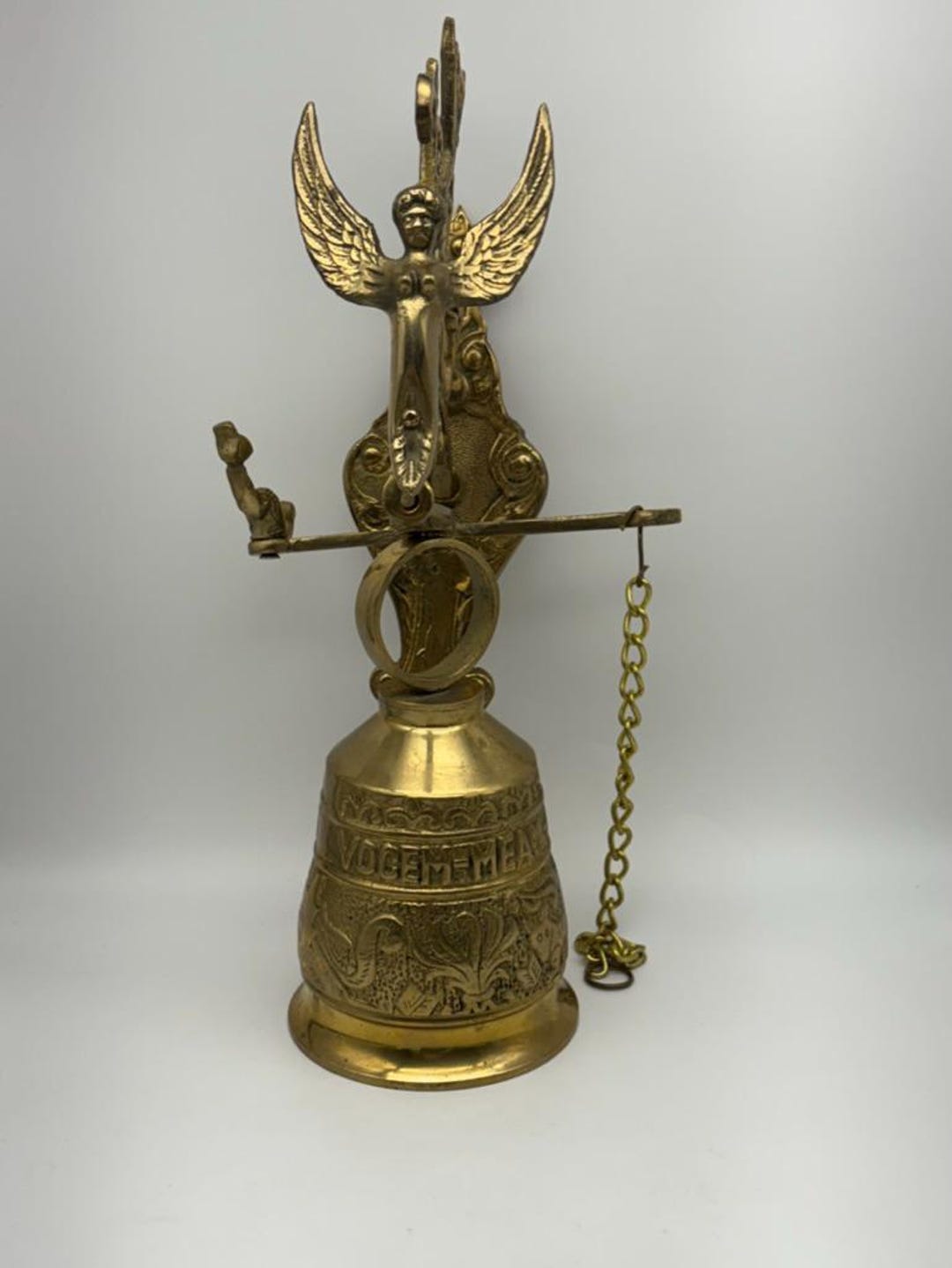 Vintage Brass Monastery Bell - Etsy