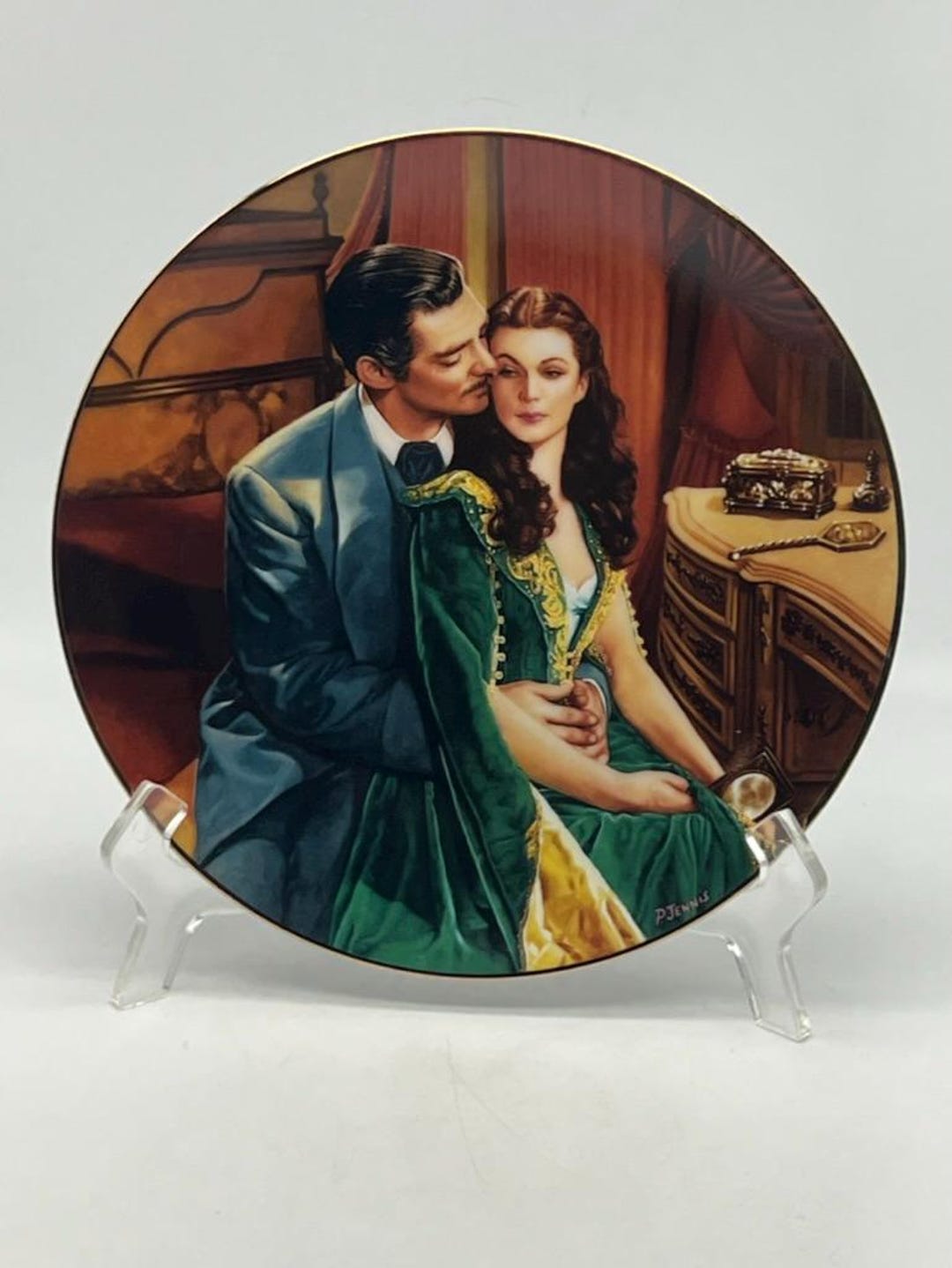 Vintage W.S. George Gone With the Wind Collector Plate - Dreams of ...
