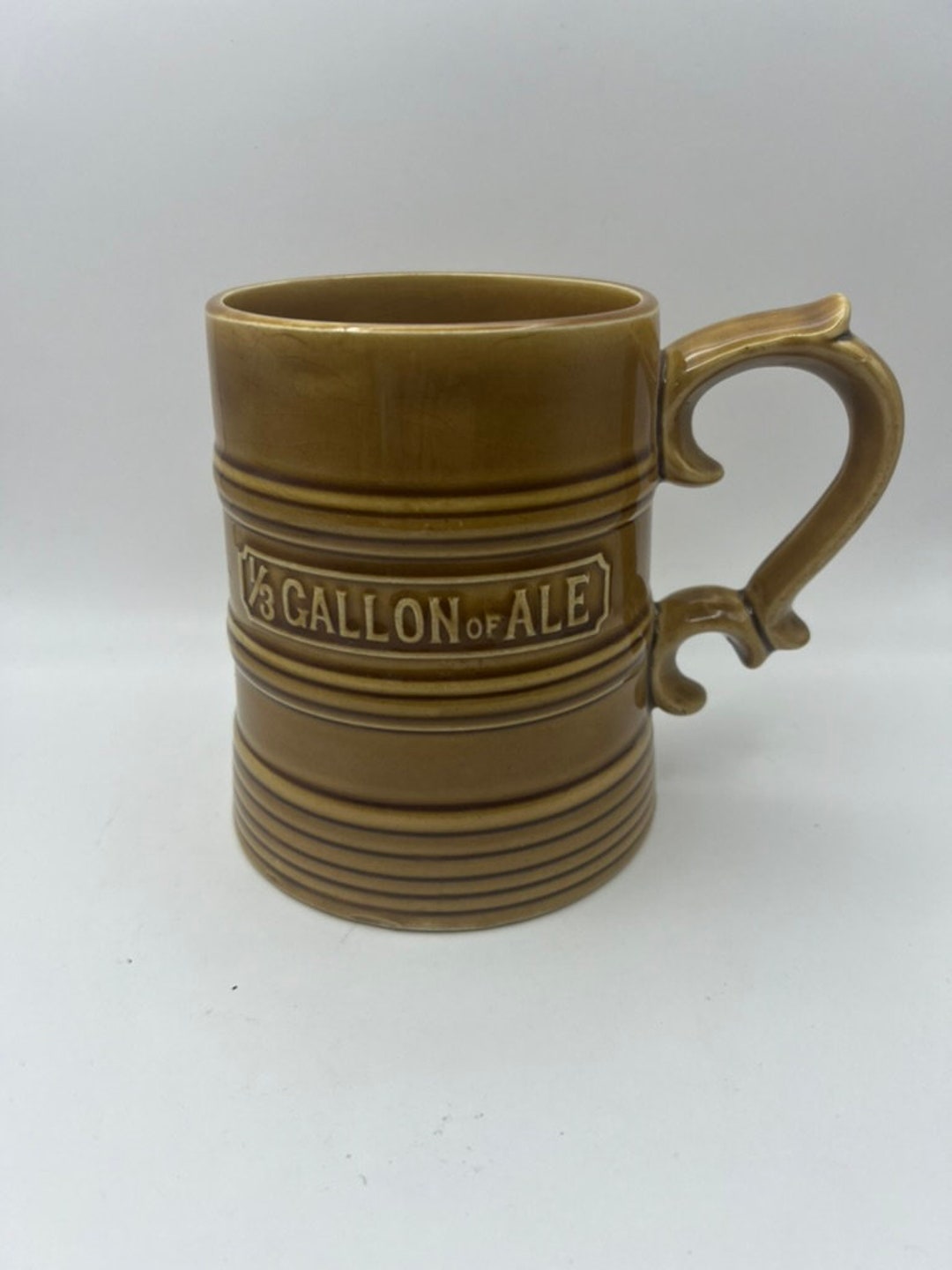 Vintage 1/3 Gallon of Ale German Beer Mug / Stein - Etsy