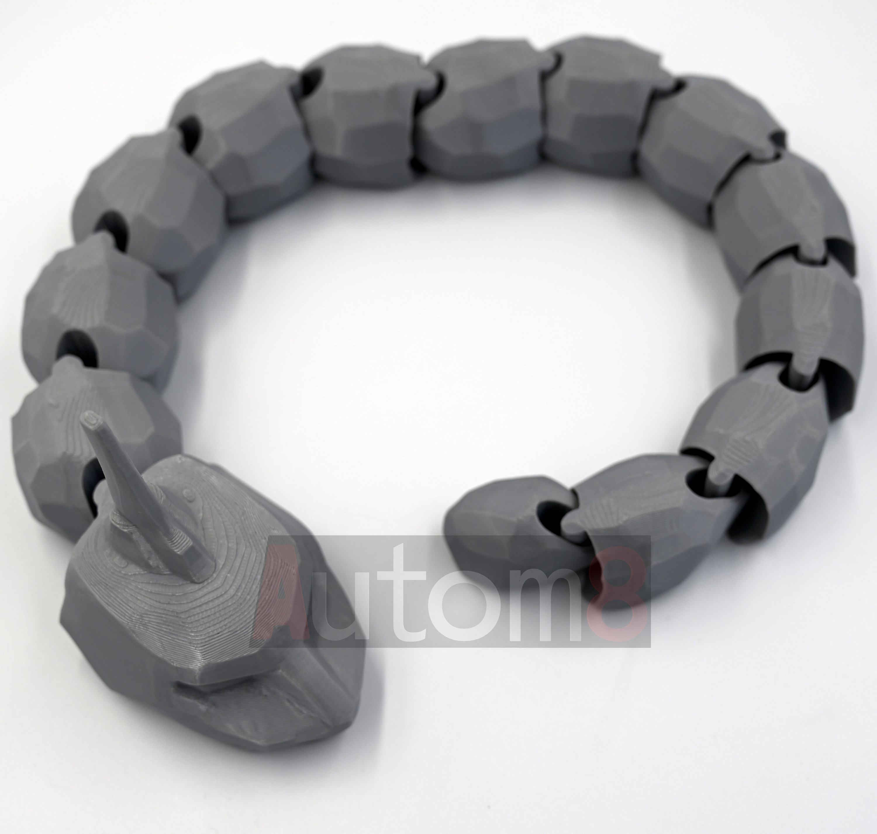 Onix Fan Made Pokemon Flexible 3D Printed Animal Articulated - Etsy