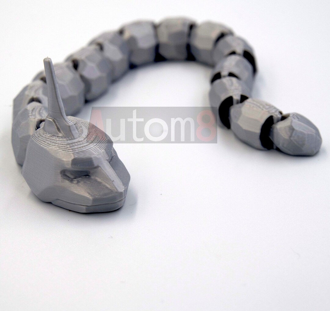 Onix - Fan Made Pokemon Flexible 3D Printed Animal Articulated Flexi ...
