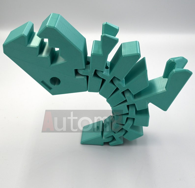 Flexi Rexy Flexible 3D Printed Animal Articulated Dinosaur Flexi Fidget ...