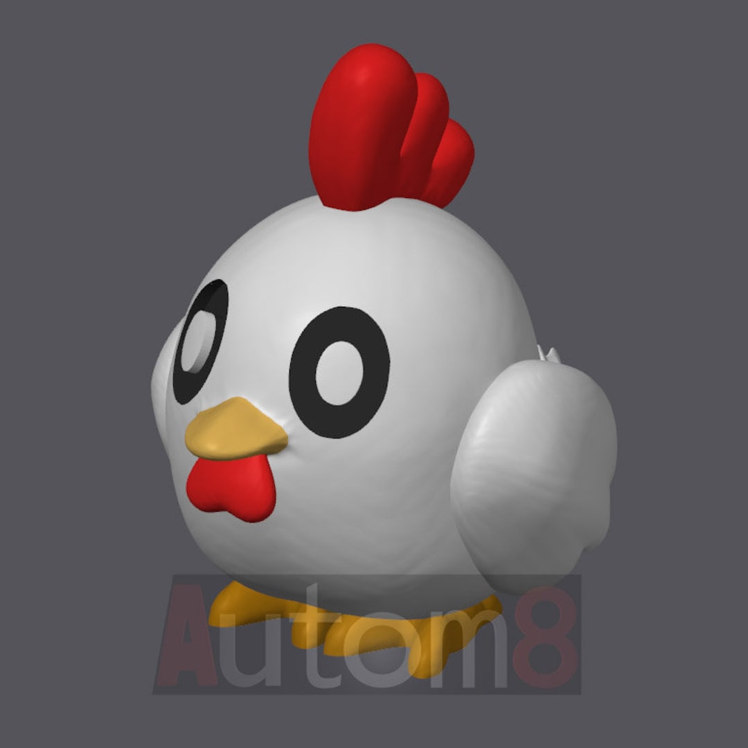 Chikipi 3D Printed Character Desk Toy Fan Made High Quality Model - Etsy