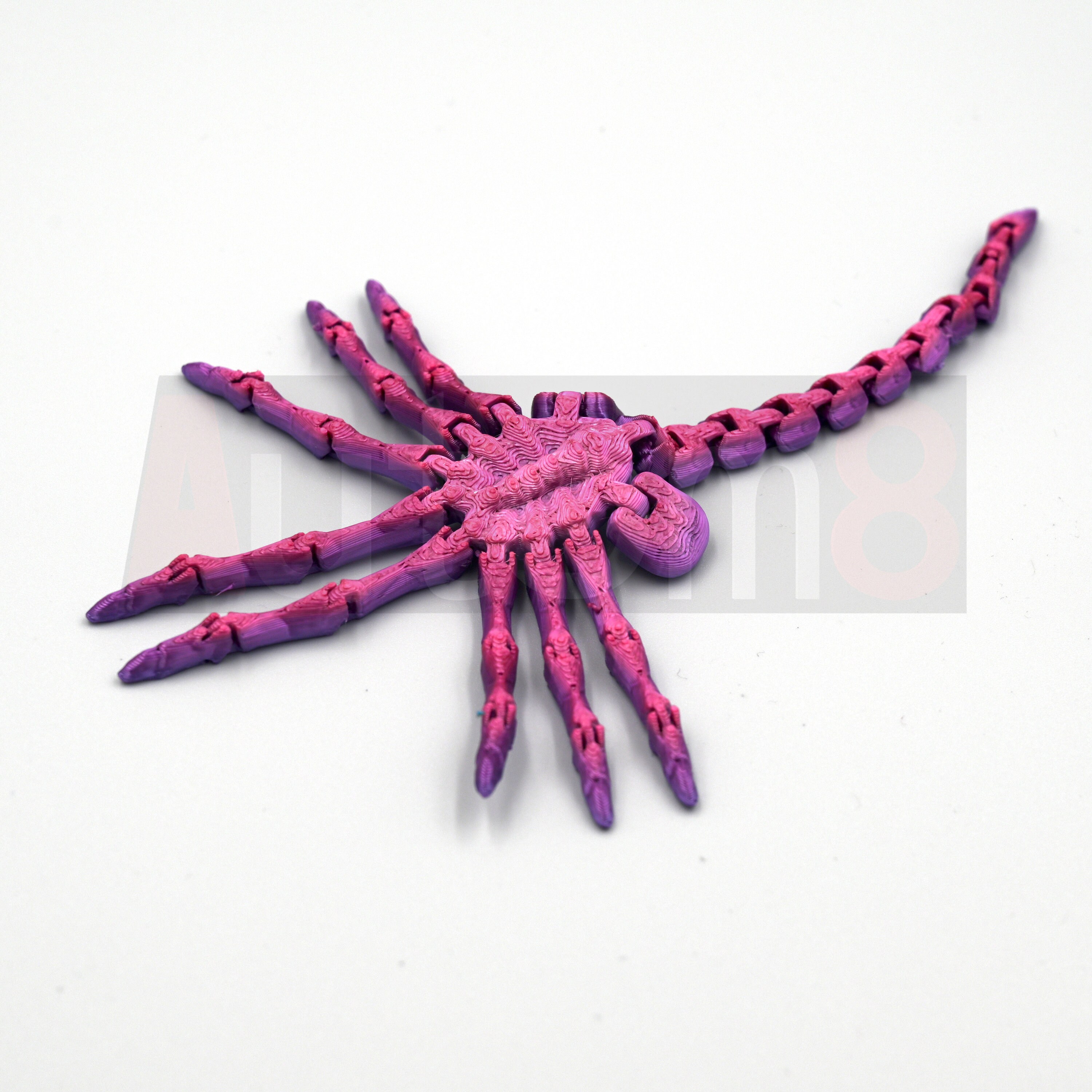 Alien Face-hugger Flexible 3D Printed Animal Articulated - Etsy