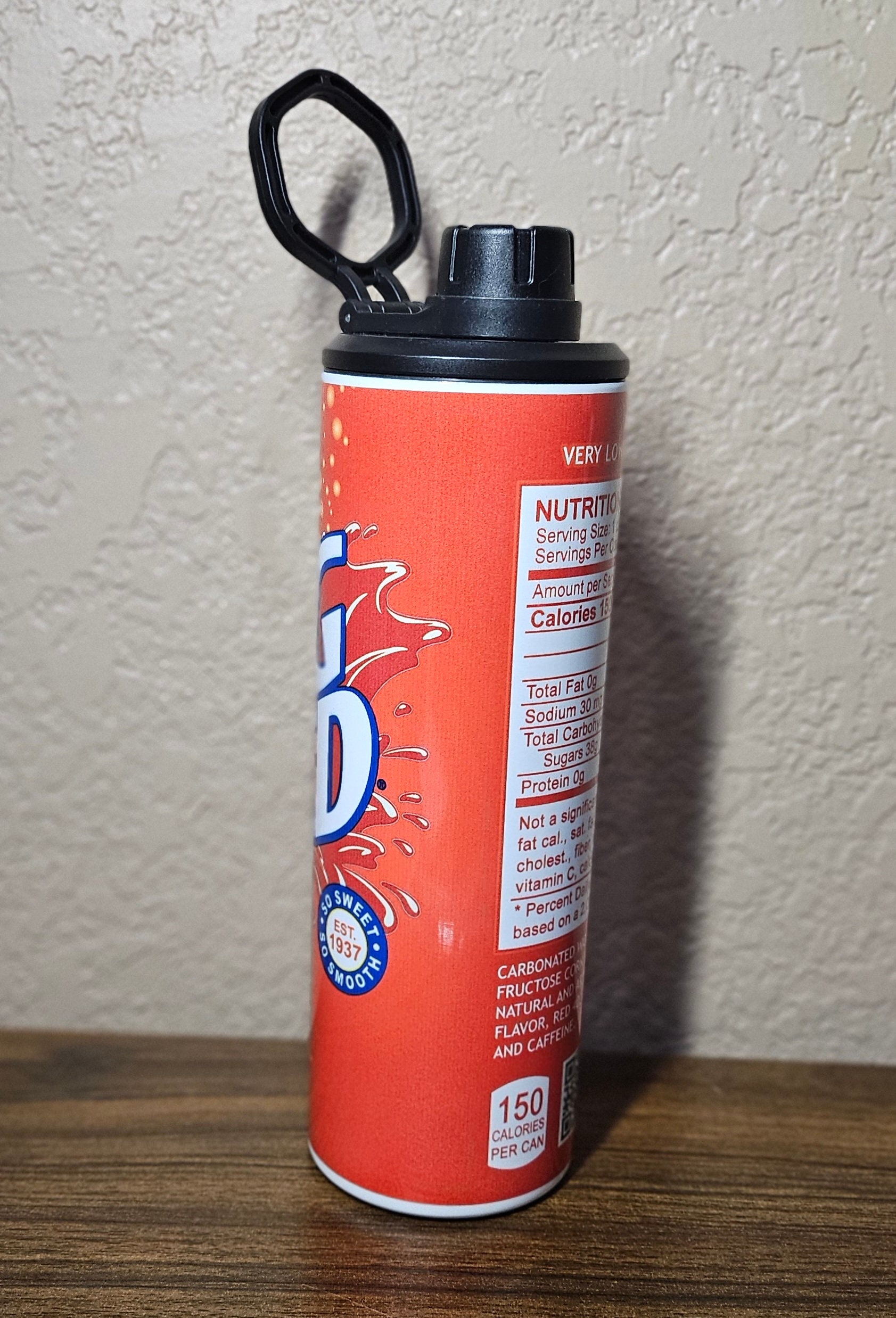 Big Red 20 Ounce Stainless Steel Tumbler/ Water Bottle Combo (2 Lids ...