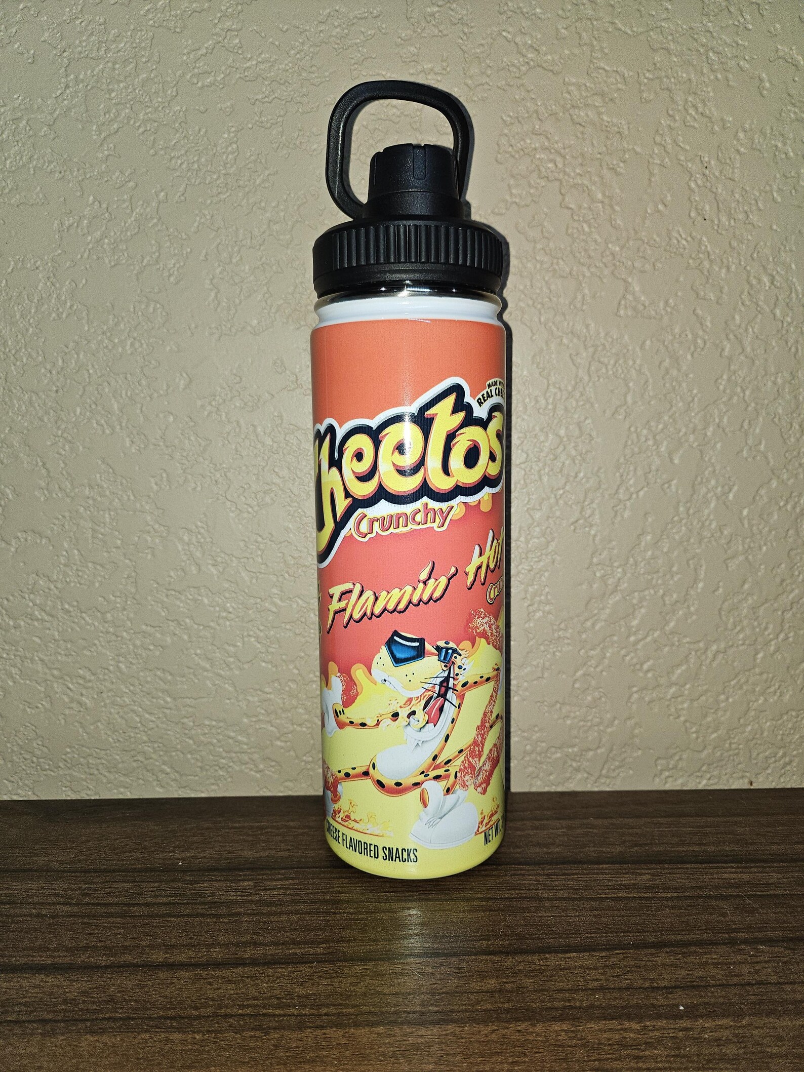 Hot Cheetos 22 Ounce Water Bottle OR 20 Ounce Stainless Steel Tumbler ...