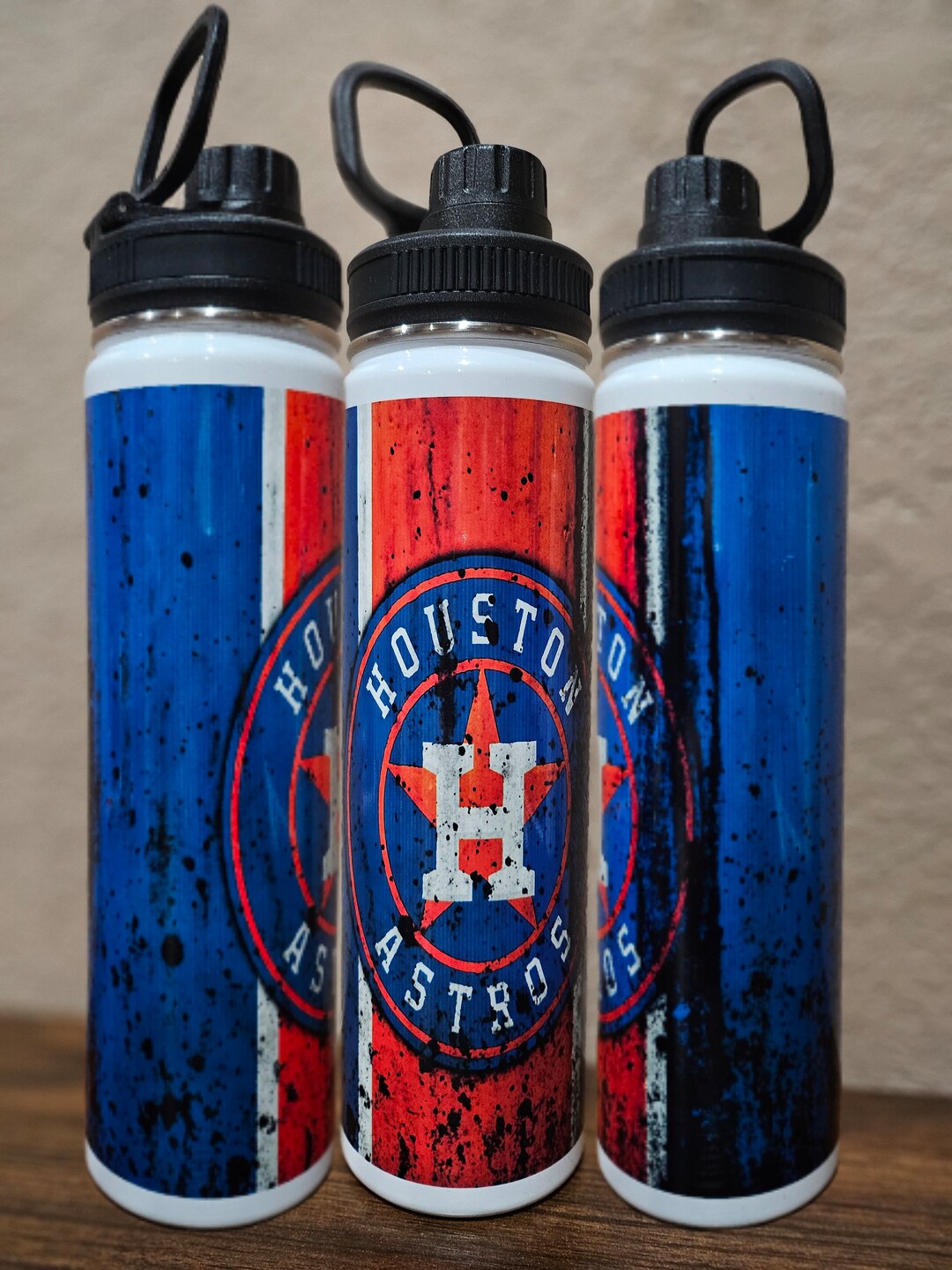 24 Ounce Houston Astros Stainless Steel Water Bottle - Etsy