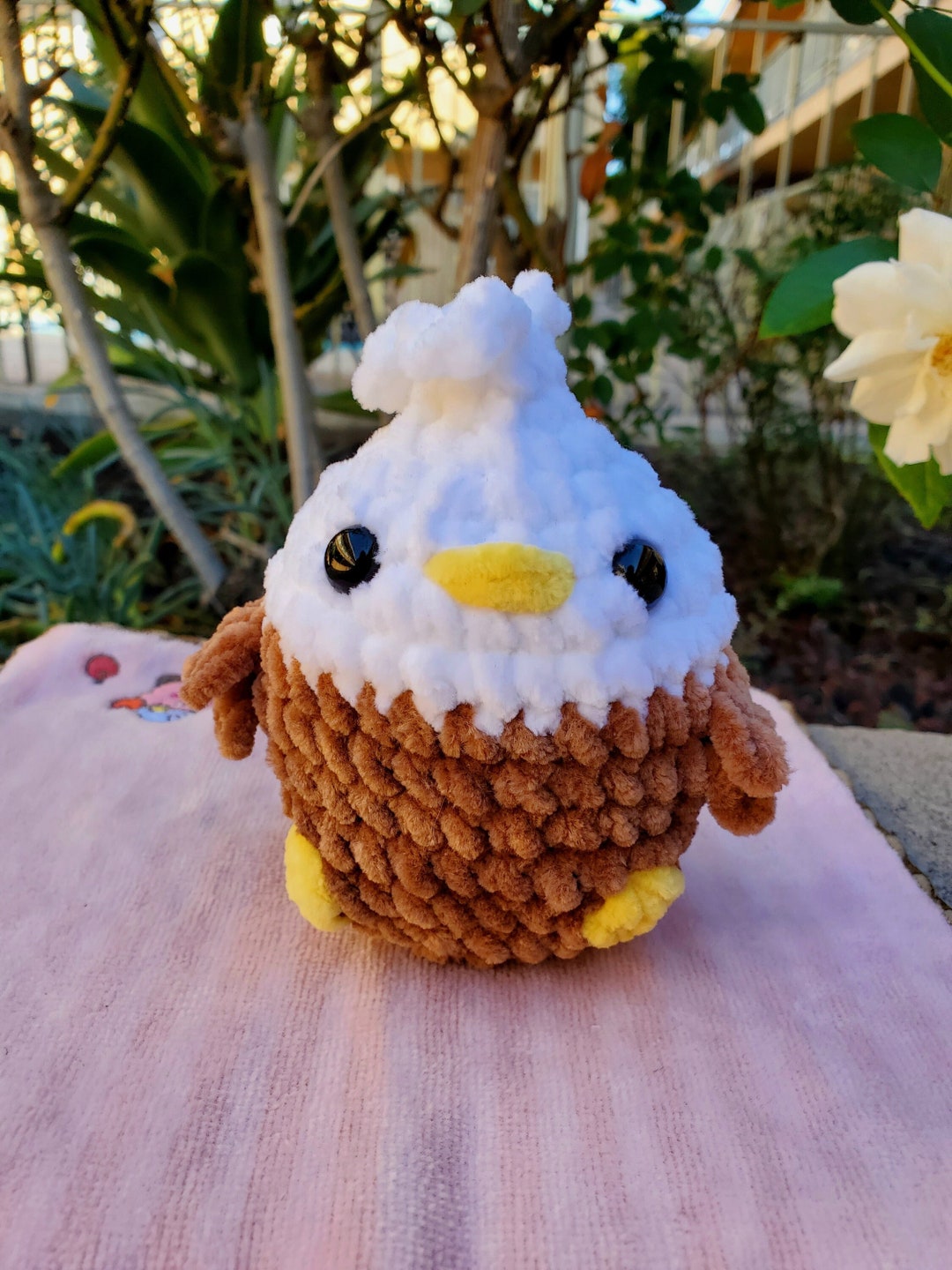 Baby Eagle Crochet Stuffed Animal Plushie Amigurumi - Etsy