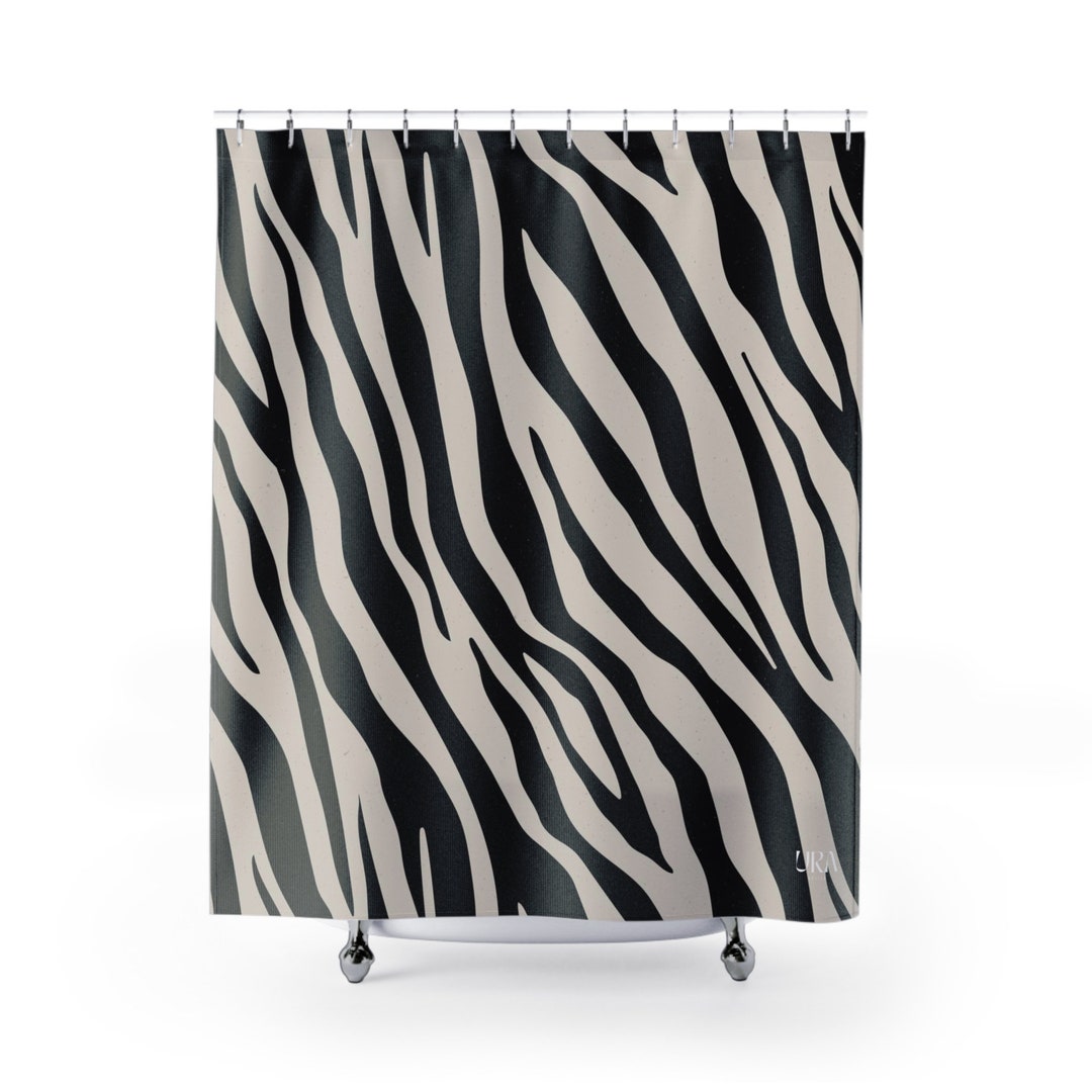 Zebra Print Shower Curtain. A Unique, Original and Vibrant Design That ...