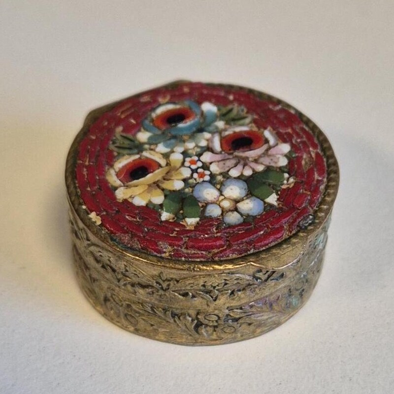 Brass Pill Box - Etsy