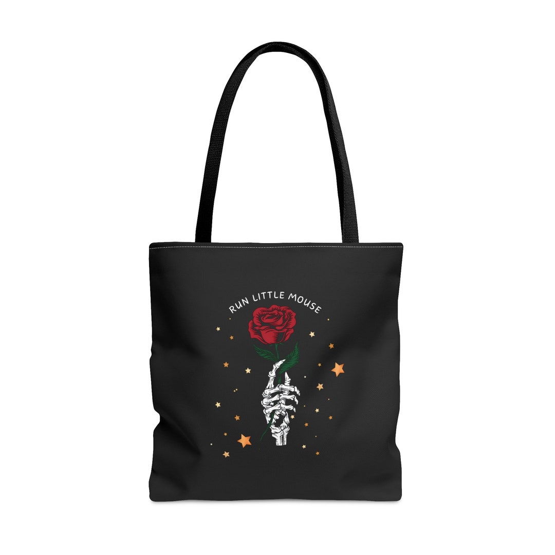 Run Little Mouse Tote Bag,rose Skeleton Bag, Haunting Adeline Merch ...