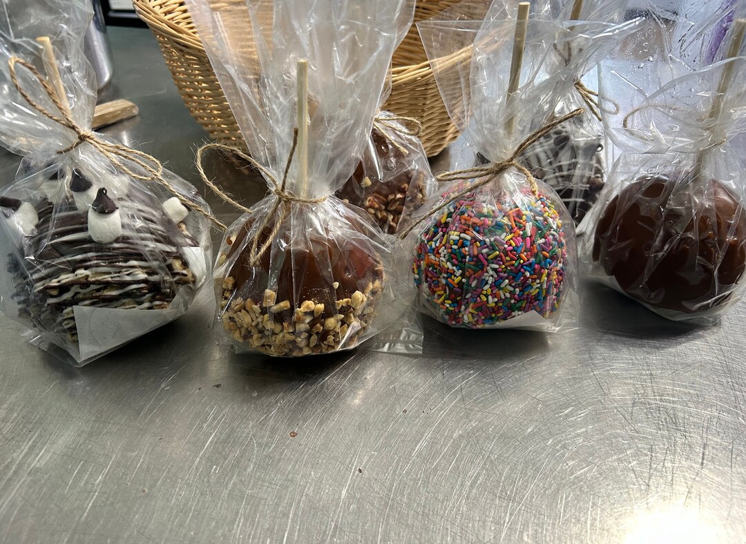 The Apple A Day- Caramel Apple Gift Basket - Etsy