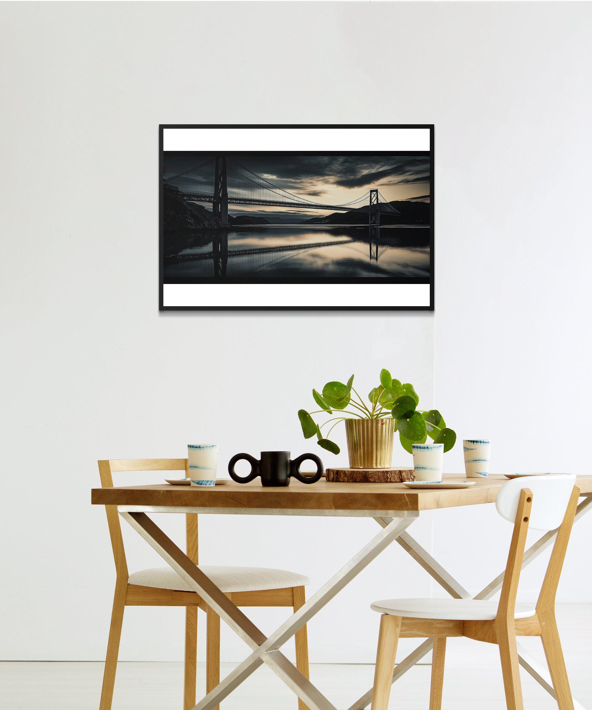 Stunning Bridge at Sunset Digital Download Print, Scenic Landscape ...