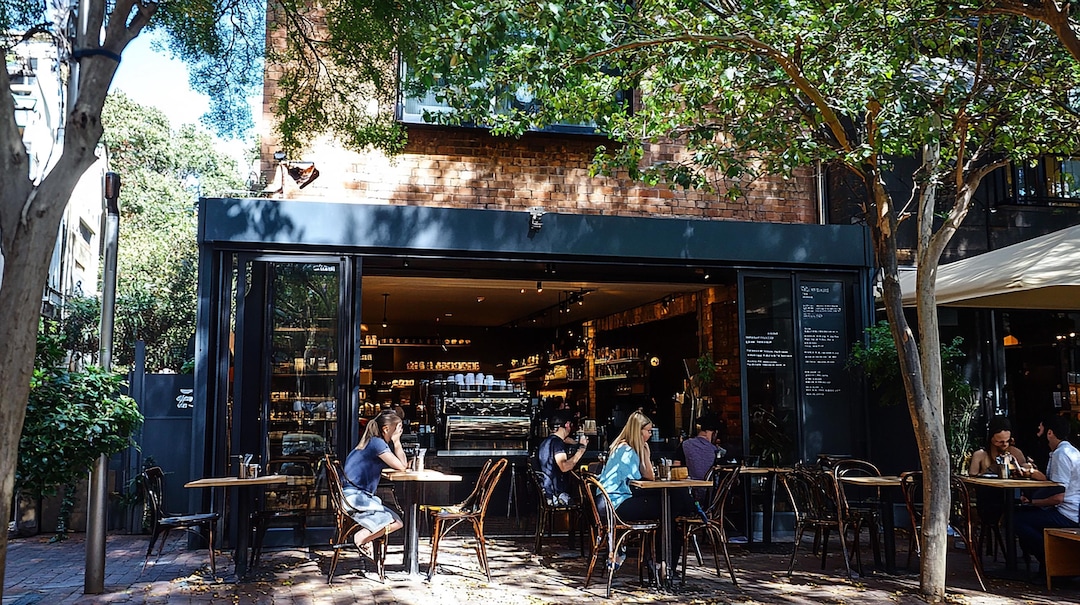 Cozy Outdoor Cafe Scene Digital Print, Urban Coffee Shop Wall Art ...