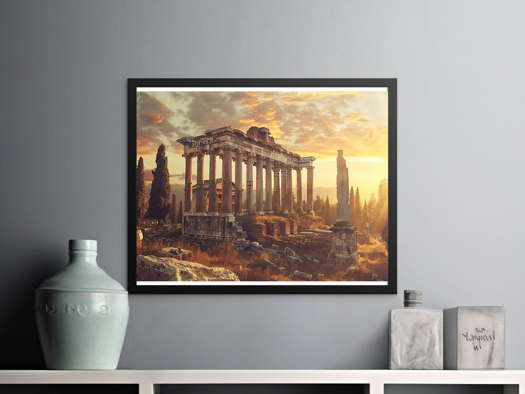 Ancient Rome Digital Download, Roman Ruins Wall Art, Historical ...