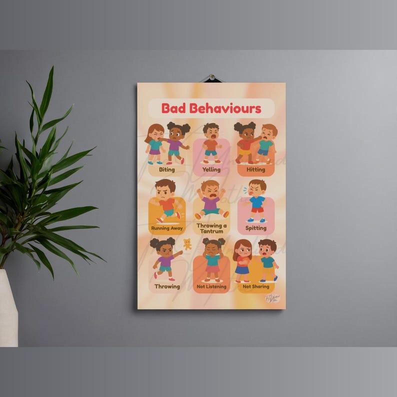 Bad Behaviours Poster (digital Download) - Etsy