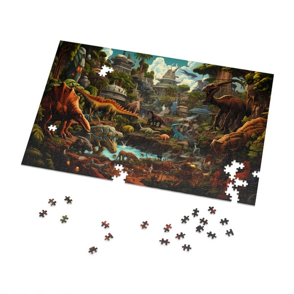 Jurassic Park Puzzle - Etsy