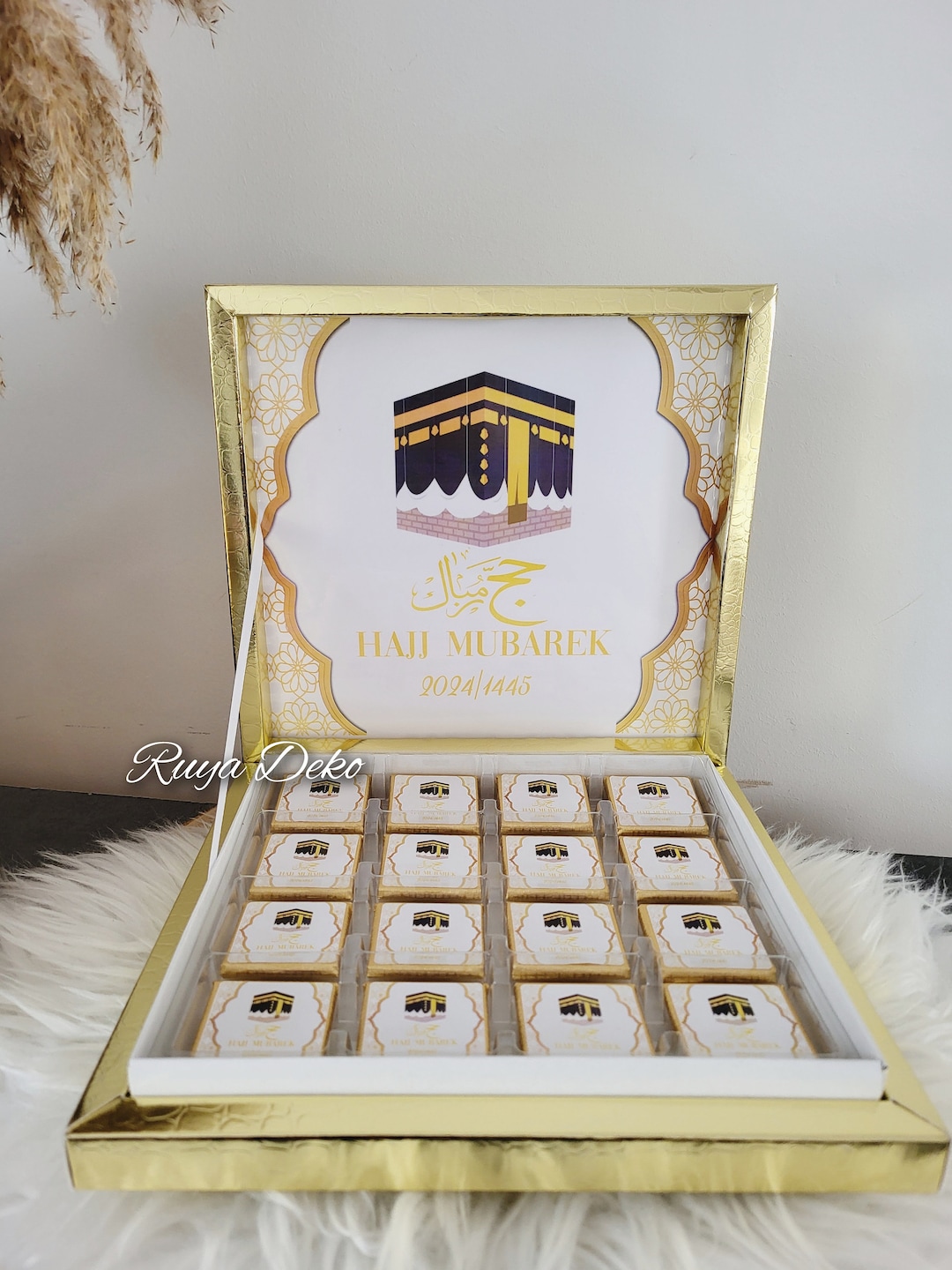 Personalized Chocolate Box, Chocolate Box Hajj, Hac, Mecca, Kaabe, Gift ...