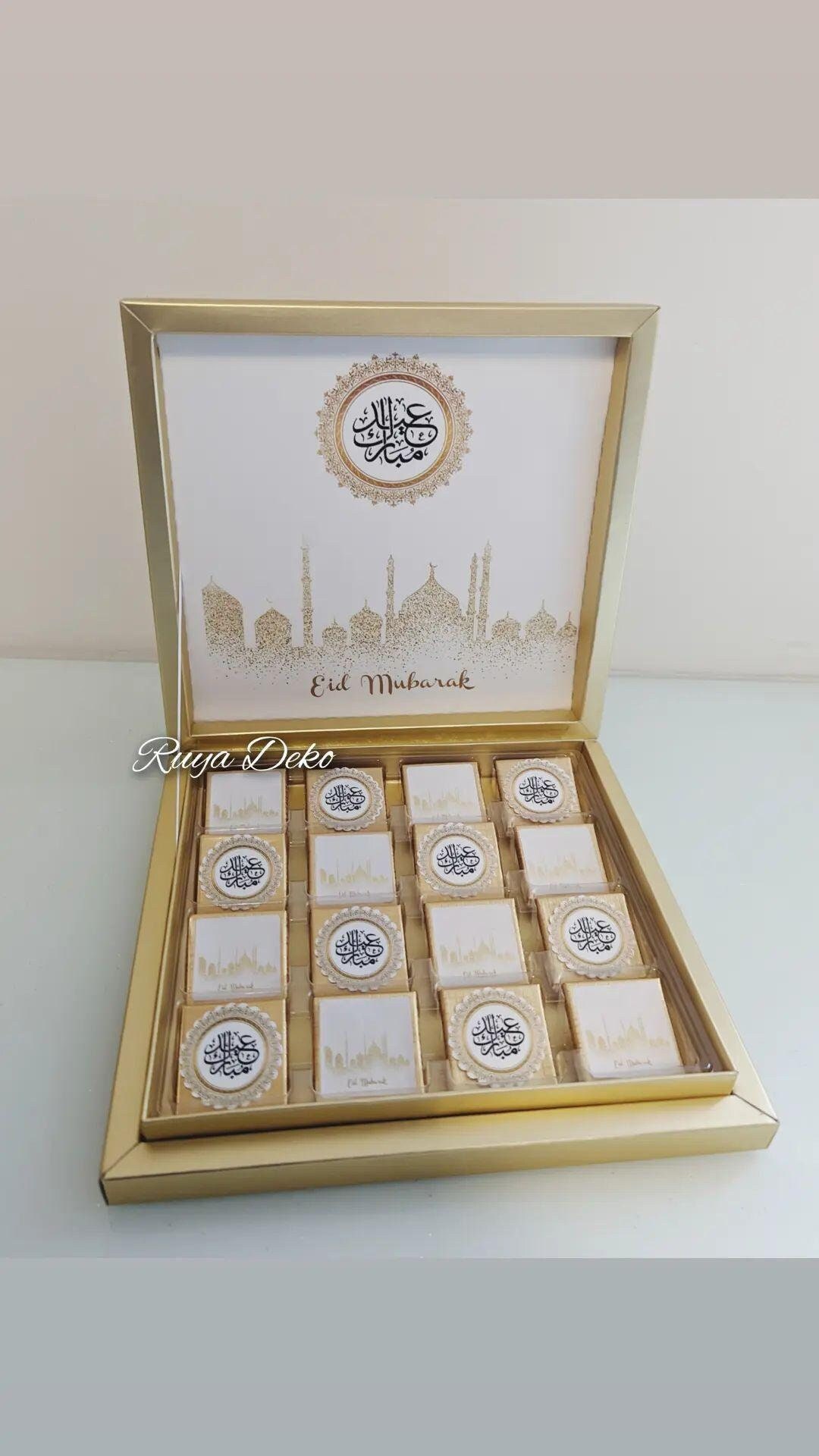Chocolate Box Eid Mubarak, Ramadan Gift, Eid Gift, Bayram Cikolatasi ...