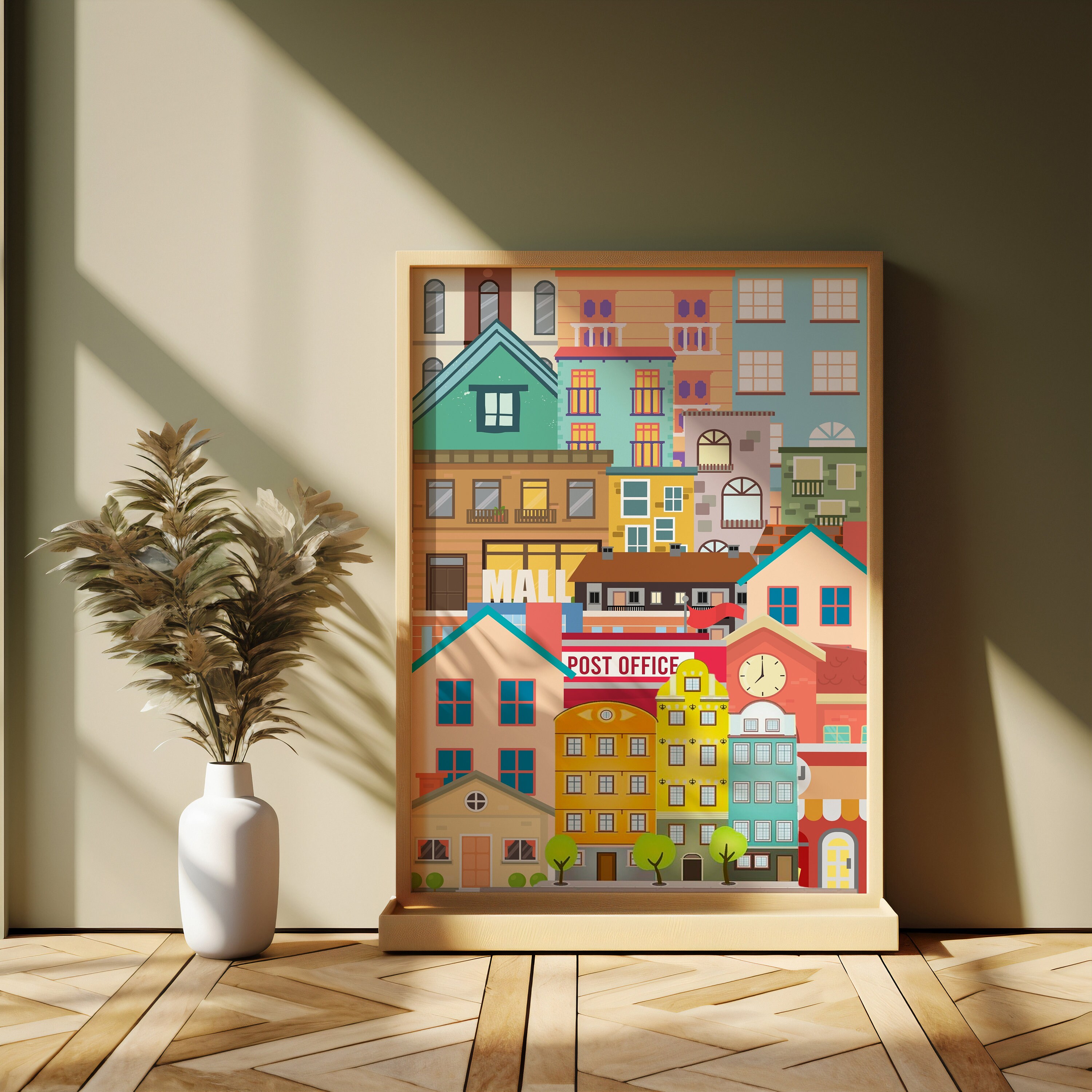 City Poster, Wall Art, Digital Download, Trendy Wall Art, Digital ...