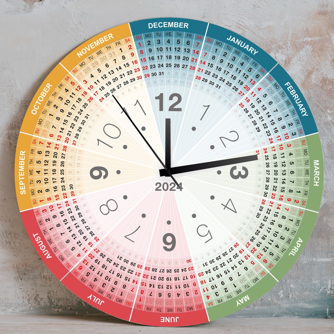 2024 Monthly Calendar and Daily Planner Board - Etsy