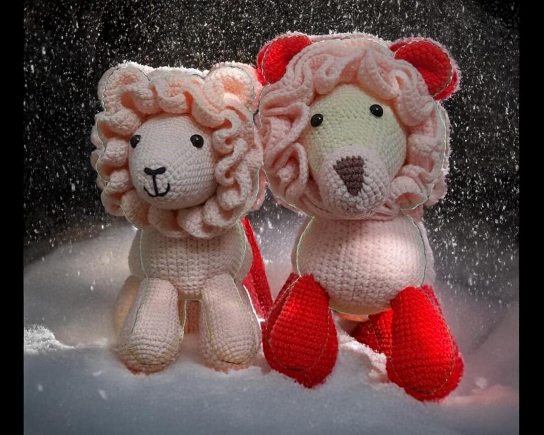 Crochet PATTERN Lion Tutorial PDF Aslan Simba Mufasa Crochet Pattern ...