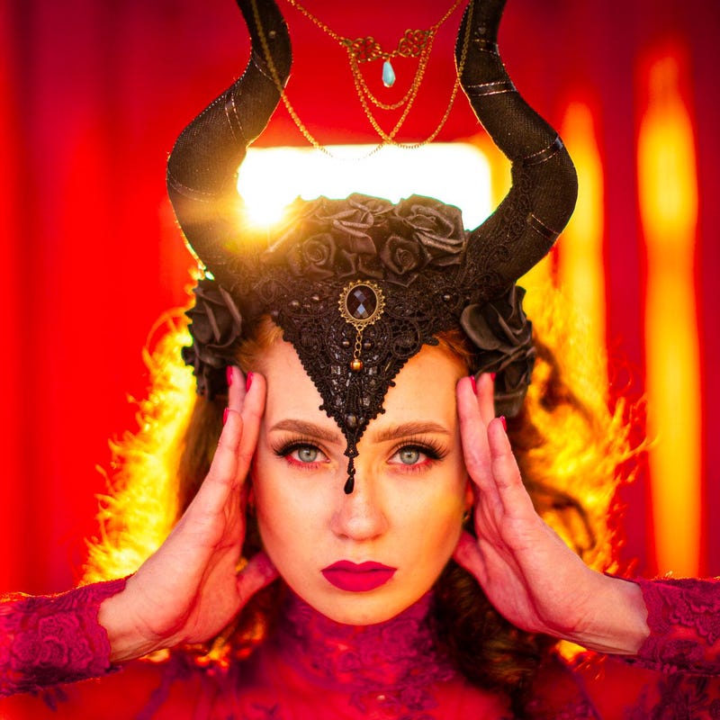 Maleficent Costume - Etsy UK