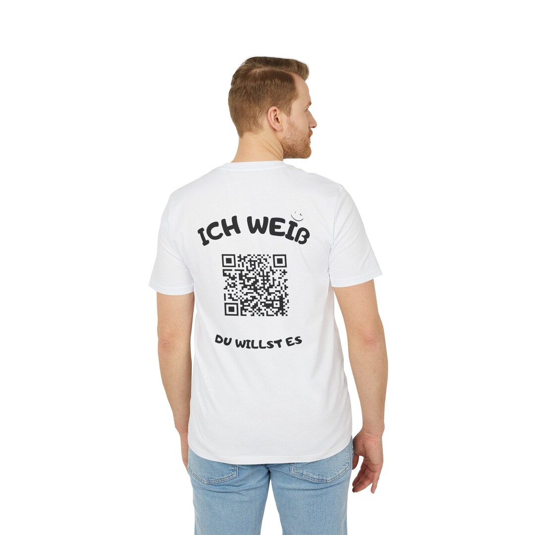 QR Code Unisex T-shirt/i Know You Want It T-shirt/meme QR Code T-shirt ...