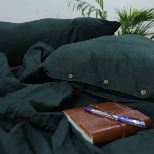 Forest Green Duvet Cover - Etsy