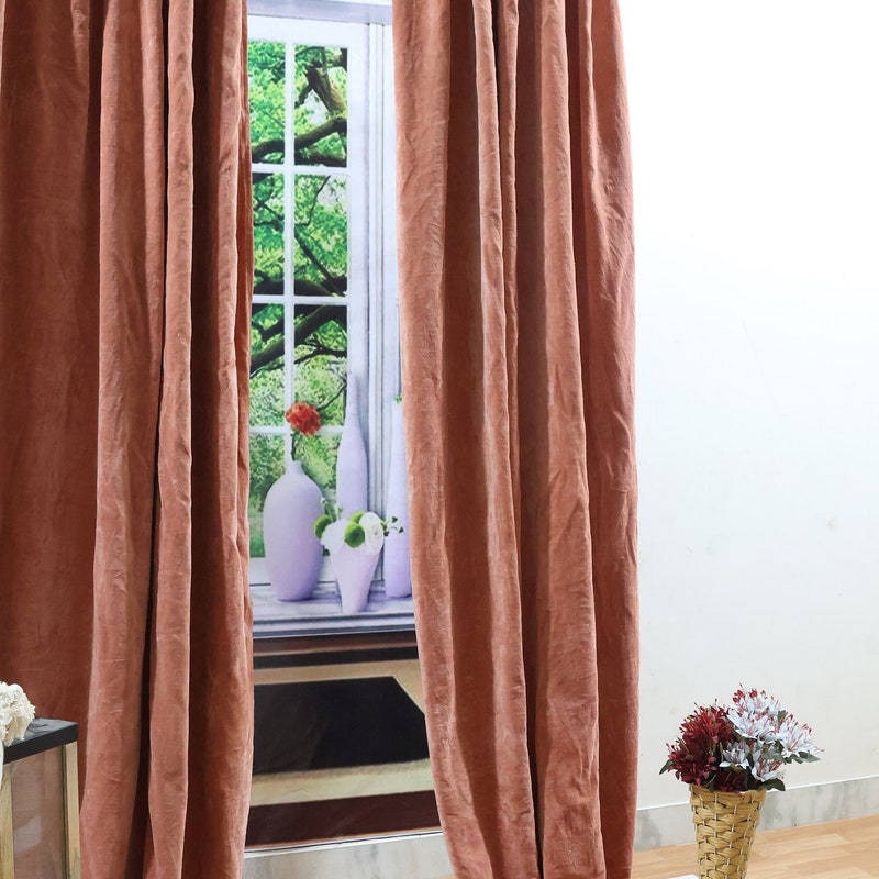 Velvet Curtains - Etsy