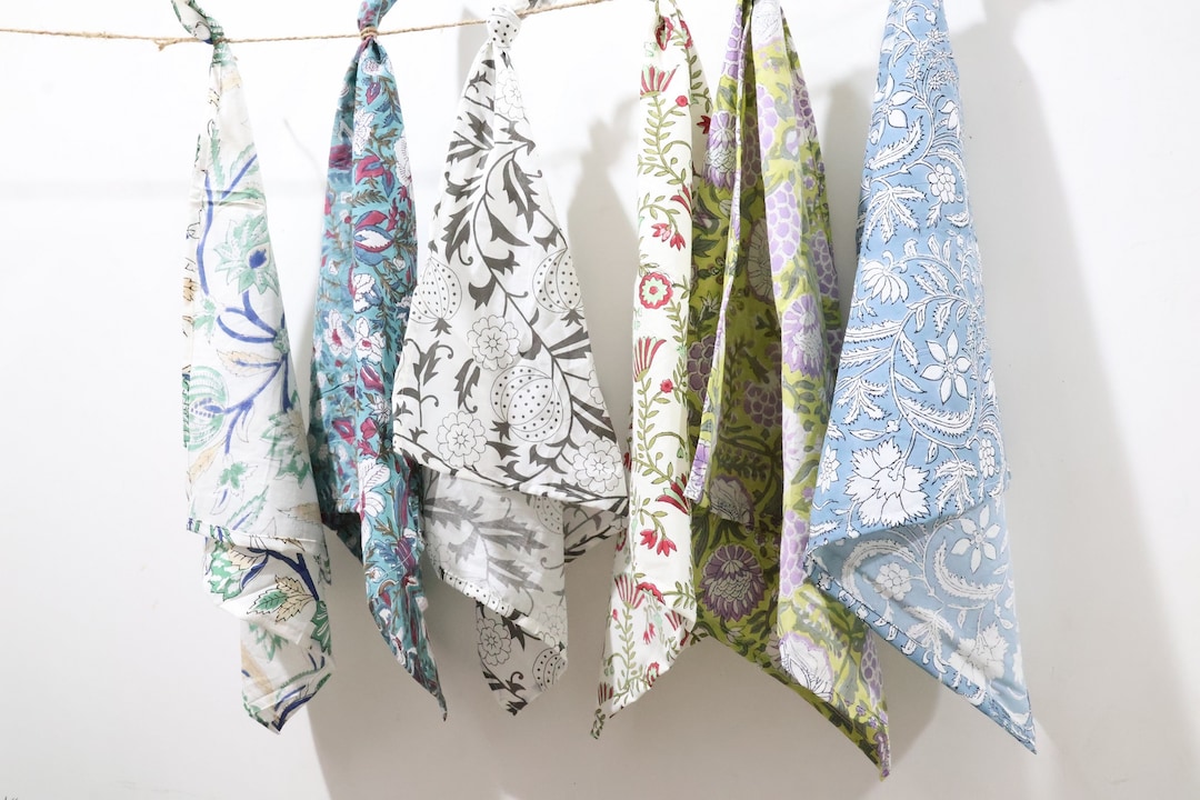 100 PACK, Napkins Bohemian Colorful Table Napkin Boho Wedding Napkin ...