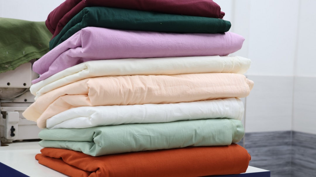 Washed Pure Linen Fabric Soft Fabric by the Yard for Sewing, 100% Pure ...