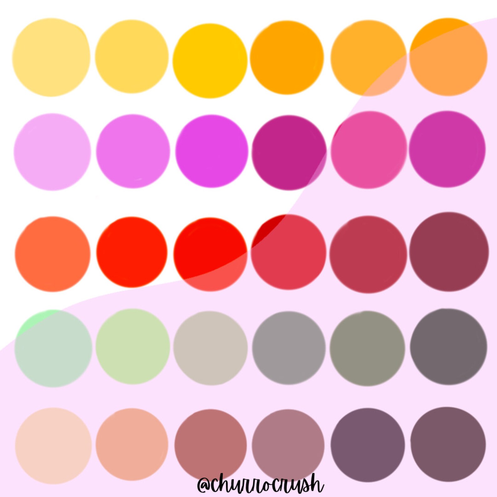 Yee Haw Procreate Color Palette - Etsy
