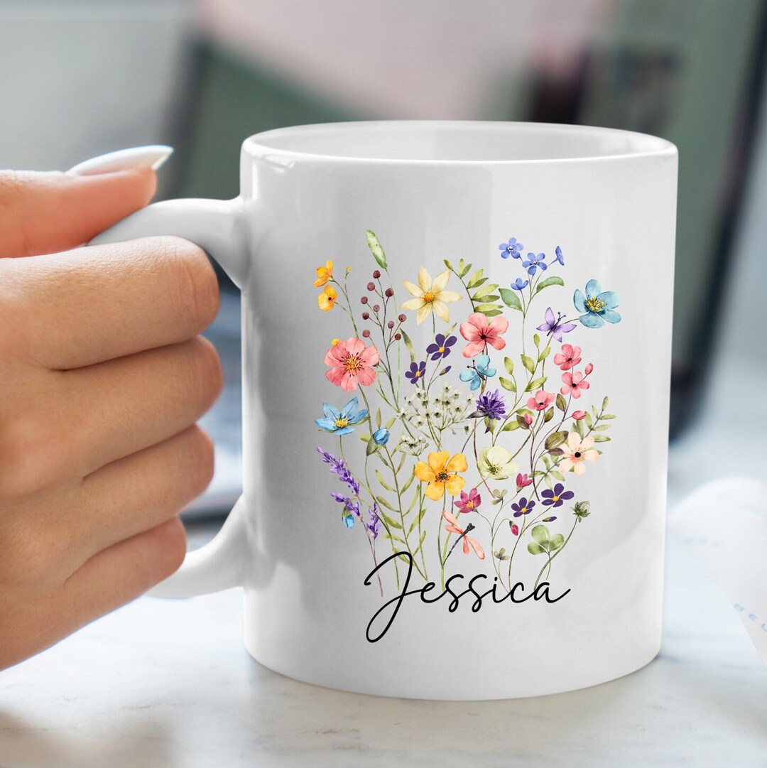 Wildflowers Mug | Customize Wildflowers Mug | Wildflowers Coffee Mug ...