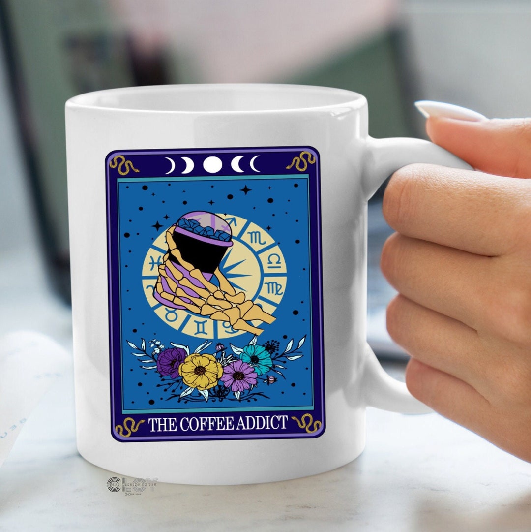 The Coffee Addict Mug | Tarot Card the Coffee Addict Mug | Tarot Card ...