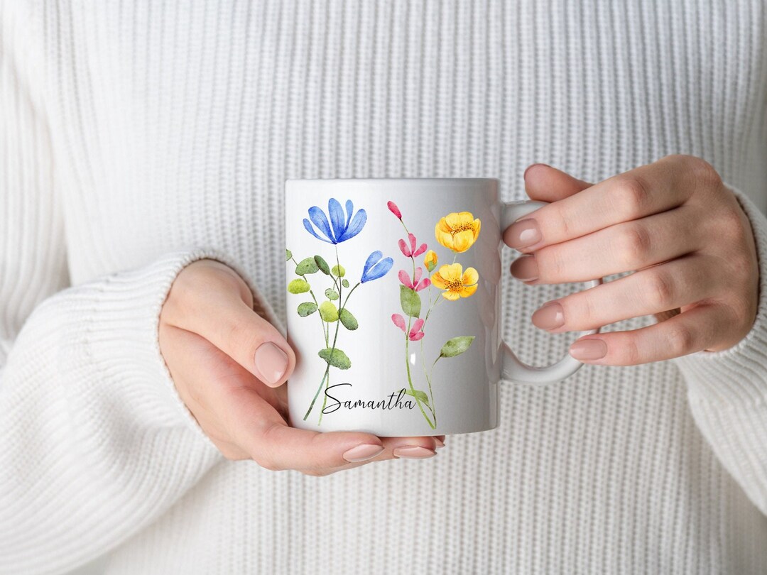 Customize Wildflowers Mug | Wildflower Mug | Wildflowers Coffee Mug ...