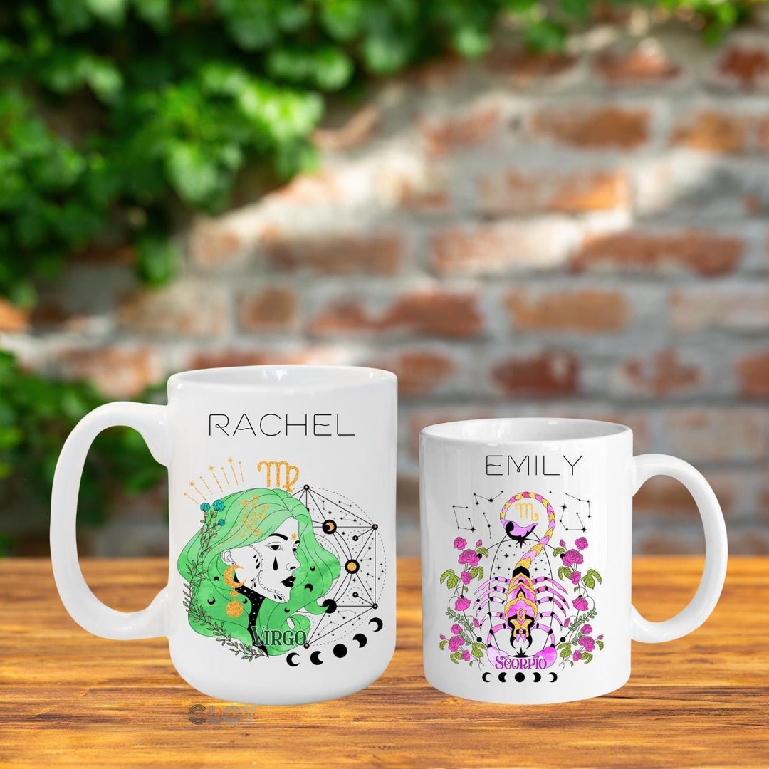 Zodiac Sign Mug | Customized Zodiac Mug | Astrology Cup | Personalized ...