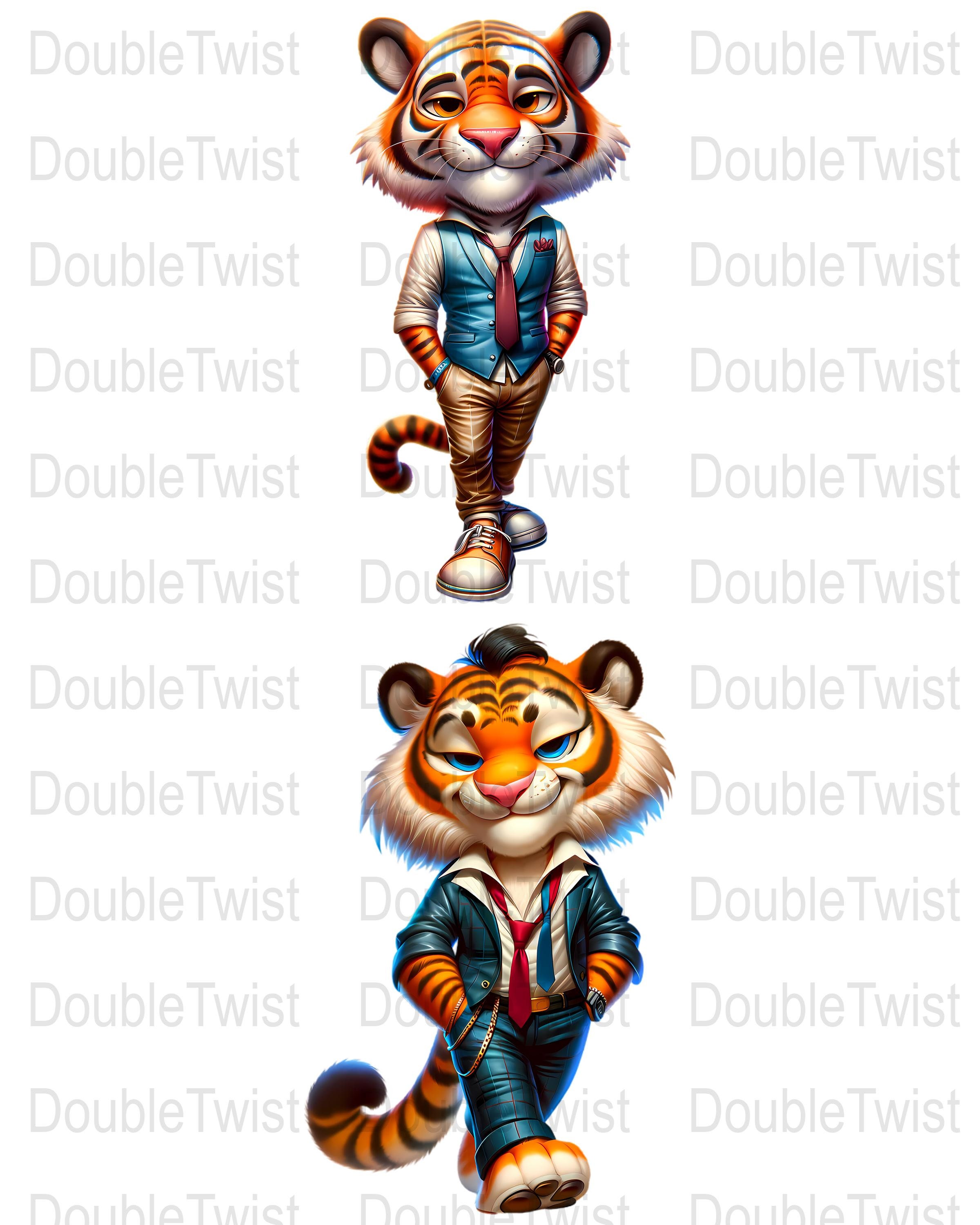 Stylish Tigers PNG, Cool Urban Tiger Clipart, Cartoon Tiger Images ...