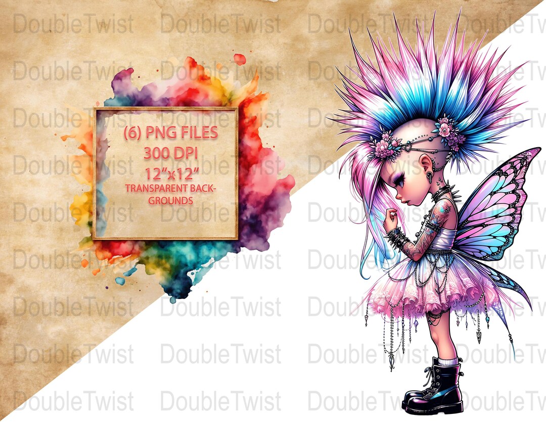 Pastel Punk Fairy PNG Clipart, Fantasy Fairy Digital Art, Fairy Doll ...