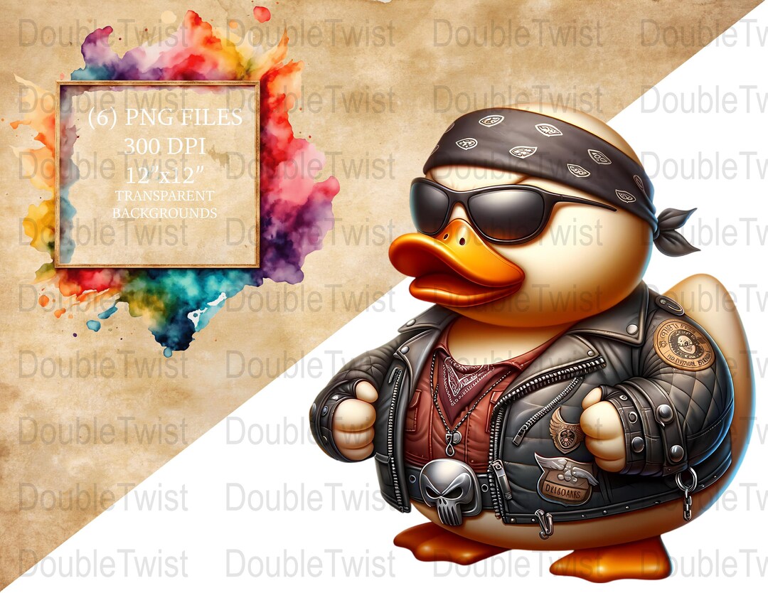 Alternative Rubber Ducks Pngs, Cute Emo Duck Clipart, Goth Bath Toy ...
