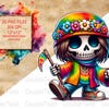 Graffiti Voodoo Doll Clipart, Streetwear Style PNG, Urban Art Design ...