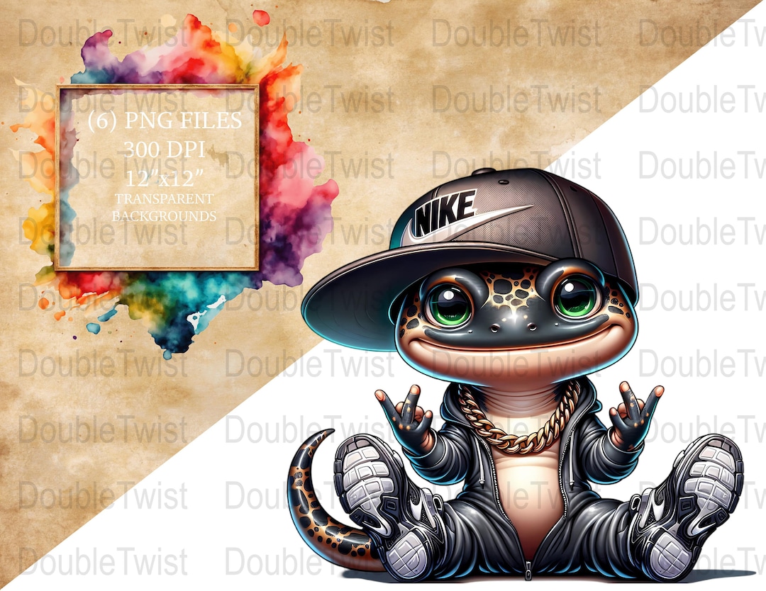Hip Hop Salamander Clipart, Cool Salamander Graffiti Art, Street Style ...