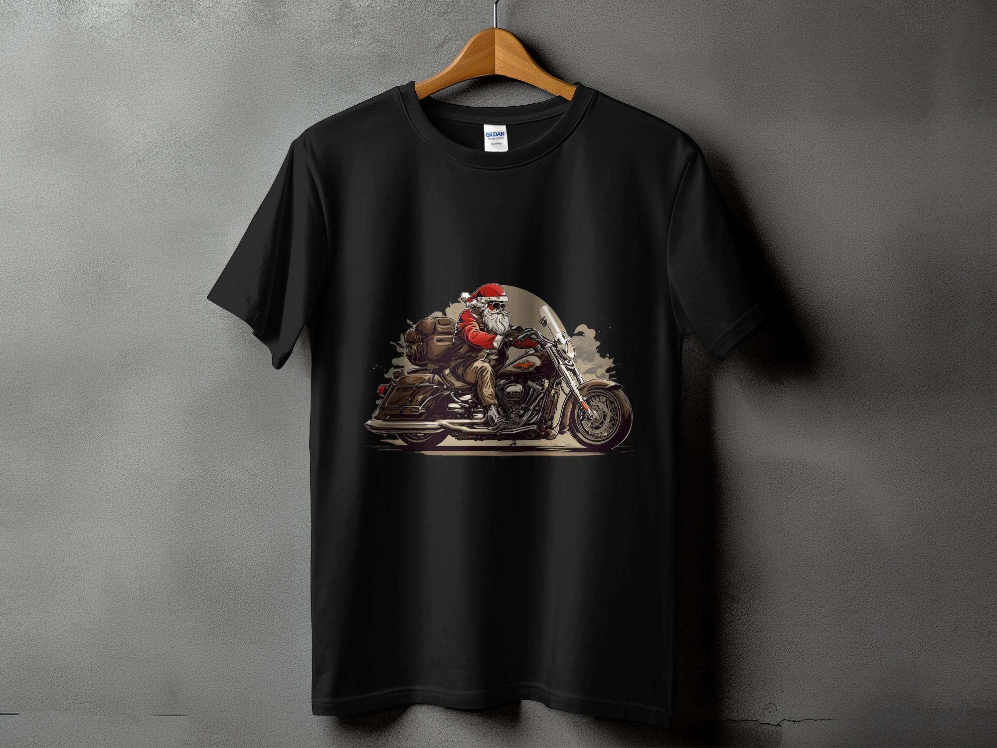 Harley-davidson Riding Santa PNG: Fun Christmas Design for DIY Projects ...