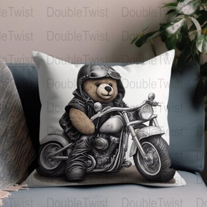 Biker Teddy Bear PNG: Motorcycle Fan DIY Design (digital Download) - Etsy