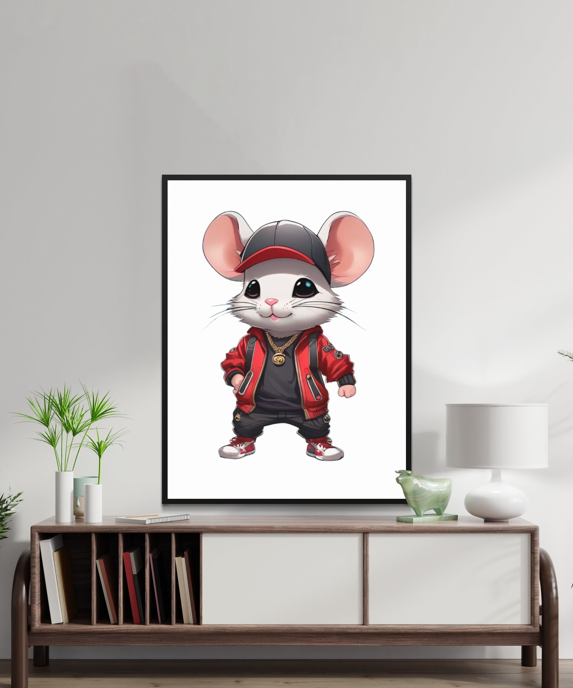 Hip Hop Mouse Png. Design for T-shirt Urban Wear Streetwear - Etsy