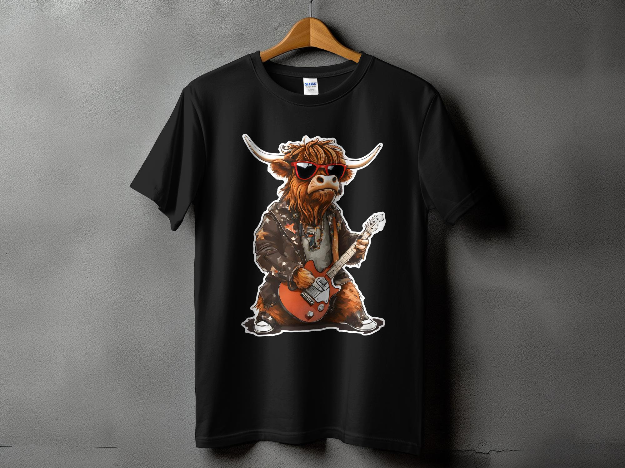 Highland Cow Rocker PNG - Etsy