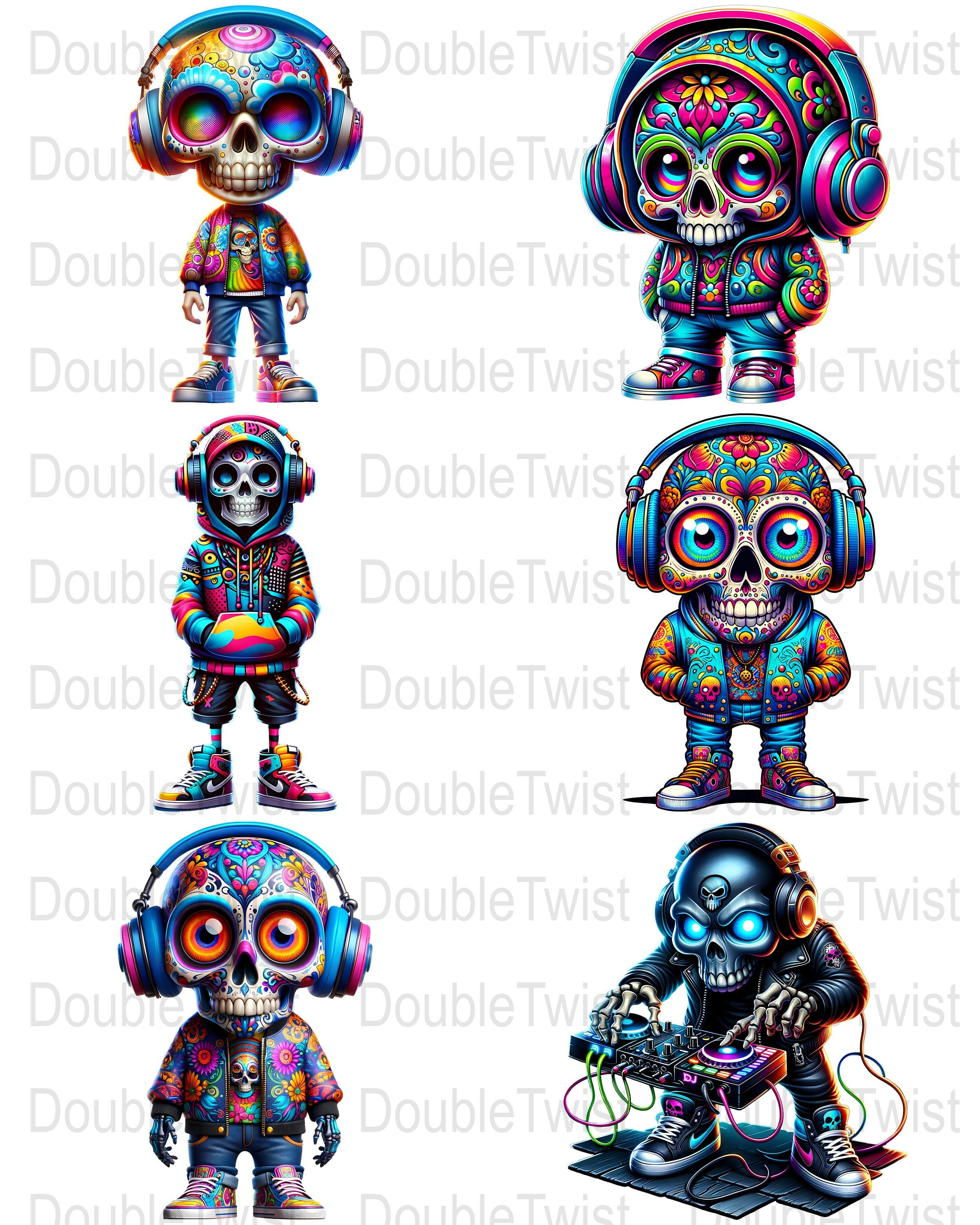 Colorful Graffiti Skullboy Clipart, Urban Street Art PNG, Vibrant ...
