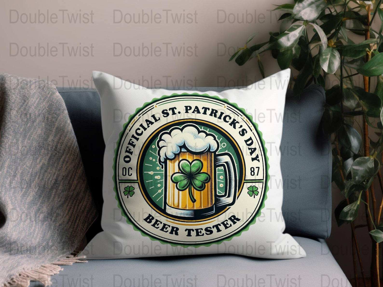 St. Patrick's Day Beer Tester Badge Digital Download, Irish Celebration ...
