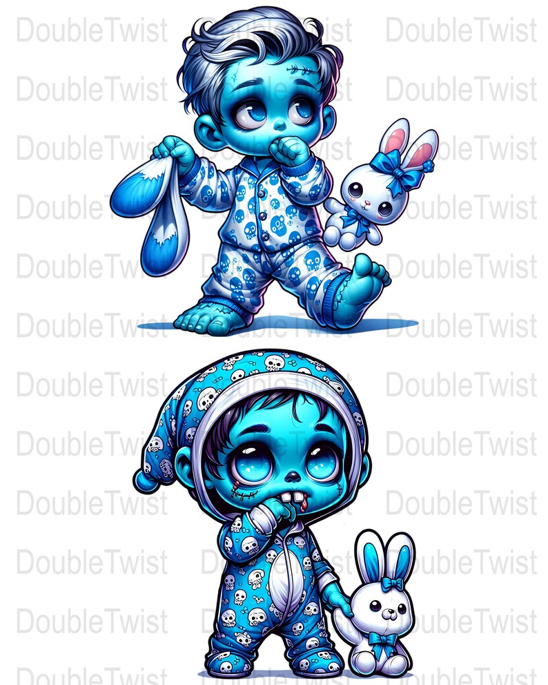 Cute Baby Zombies PNG Clipart, Adorable Zombie Babies, Fun Halloween ...