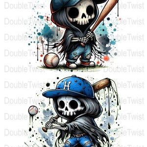 Grim Reaper Baseball Player PNG Clipart, Sports Skull Digital Art ...